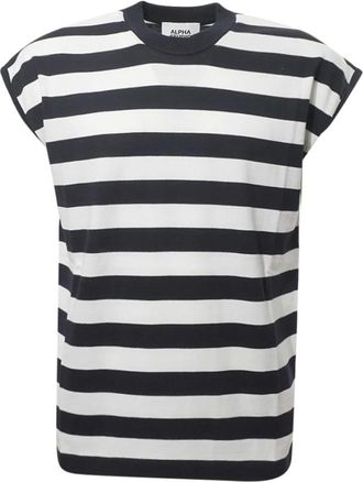 Alpha Studio Homme, Tops, Multicolore, Taille: XL Pull ras du cou