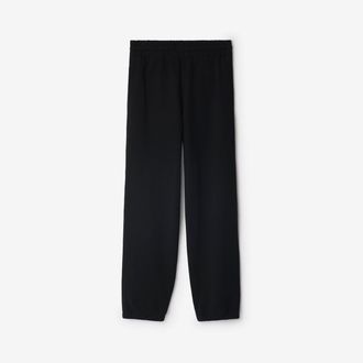Burberry Pantalon de jogging en coton avec étiquette Check, Size: XXS