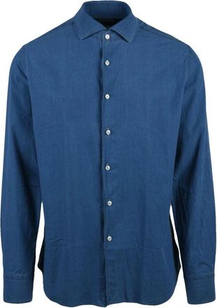 Xacus Homme, Chemises, Bleu, Taille: 4XL Chemise en denim