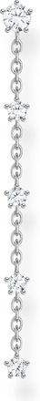 Thomas Sabo Damen Einzel Ohrstecker Vintage mit Weißen Steinen 925er Sterlingsilber mit Zirkonia, H2193-699-7