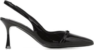 Karl Lagerfeld Femme, Chaussures, Noir, Taille: 41 EU Sienna Signia Trim Sling