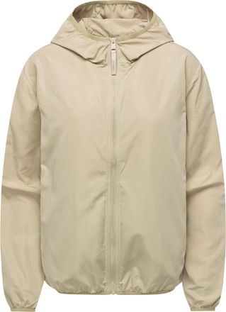 Ragwear Damen extraleichte &Uuml;bergangsjacke Sommerjacke kurz mit Kapuze Vinzie C YOUMODO Beige Gr. XS