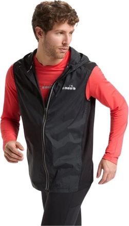 Diadora Homme, Vestes, Noir, Taille: XL Vest