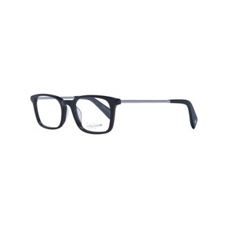 Yohji Yamamoto Schwarze Rechteckige Optische Rahmen mit Demo Gl&auml;sern - - Accessories - unisex - Schwarzk - ONE SIZE
