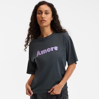 La Redoute Collections T-shirt Col Rond &Agrave; Message Manches Courtes