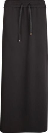 Herno Femme, Jupes, Noir, Taille: 38 FR Maxi Skirt