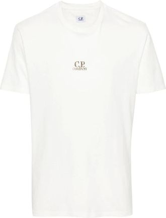 C.P. Company C.p. Company, Homme, Tops, Blanc, Taille: XL T-Chemises