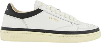 Ghoud Homme, Chaussures, Blanc, Taille: 42 EU Baskets Basse en Cuir Noir