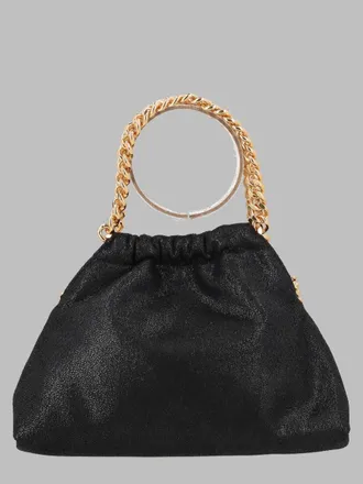 Stella McCartney Womens Handbag Falabella Mini Black Polyester Handbags Hand Bags