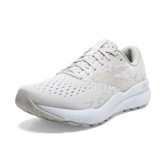 Brooks Damen Ghost 16 Sneaker, White/White/Grey, 40.5 EU