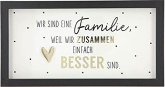 Depesche 11627-001 - Bilderrahmen mit Kompliment, kleiner Deko-Rahmen mit hübschem Spruch, ca. 19 x 10 x 1,9 cm, ideal als Geschenk oder kleine Aufmerksamkeit