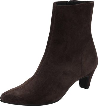 Paul Green Boots Komfort Stiefelette Damen 8288-008 Velourleder in braun
