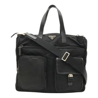 Prada Pre-owned Vintage Nylon Tote Bag - Femme - Pre-owned - Noir - Taille: ONE Size