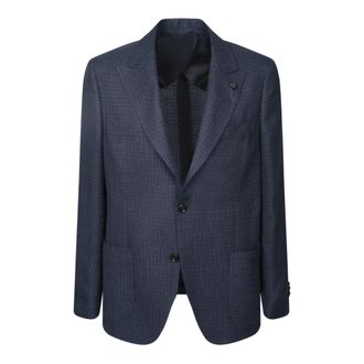 Lardini Einreihiger- taillierter Blazer - - Suits - Herren - Blau - M