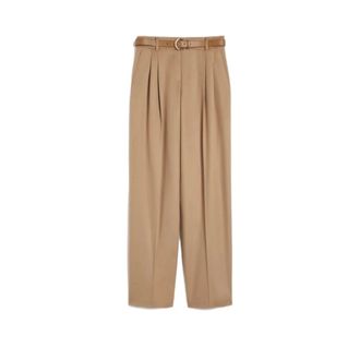 Max Mara Femme, Pantalons, Brun, Taille: 36 FR Wide Pantalons