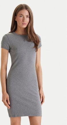 Calvin Klein Jeans Kleid f&uuml;r den Alltag LV047B266G Grau Slim Fit