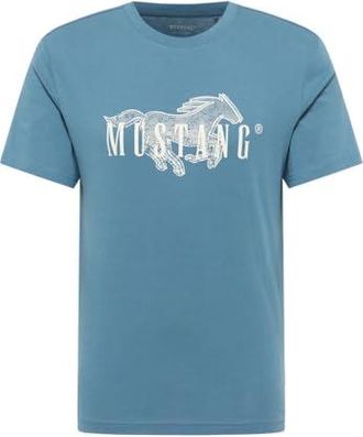 Mustang Jeans Style Austin T-Shirt, Bluestone 5180, L Hommes