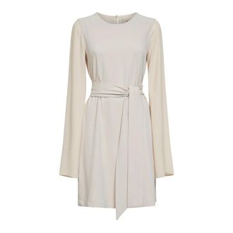 Blanca Vita Agira Kurzes Kleid mit Georgette-&Auml;rmeln - - Dresses - Damen - Beige - 2XS