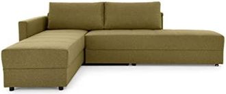 Looks by Wolfgang Joop LOOKS by Wolfgang Joop Looks III Designer Sofa mit Boxspringfederung, Ecksofa mit Bettfunktion, braun, 287x229x77 cm