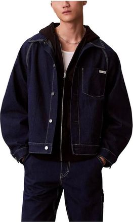 Calvin Klein Jeans Homme, Vestes, Bleu, Taille: 2XL Blazer Classique Boutonn&eacute; &agrave; Manches Longues