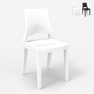 SCAB Design Stapelbare St&uuml;hle mit modernem Design Restaurant K&uuml;che Bar Scab Glenda