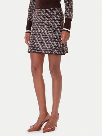 Guess Bleistiftrock W5BD81 Z3JD2 Dunkelbraun Slim Fit