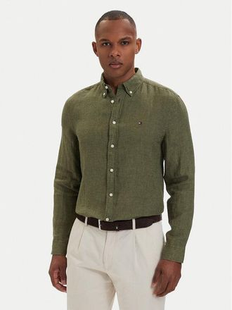 Tommy Hilfiger Hemd MW0MW41530 Dunkelgr&uuml;n Regular Fit