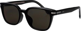 HUGO BOSS unisex, Accessoires, Noir, Taille: 55 MM 1869/F/S Lunettes de soleil