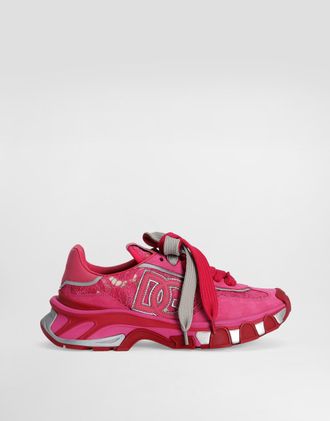 Dolce & Gabbana Dg Country Road Fabric Sneakers - Frau Sneakers Multicolor 36.5