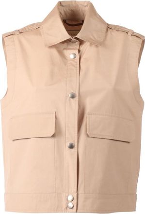 PESERICO Femme, Vestes, Beige, Taille: 38 FR Gilet