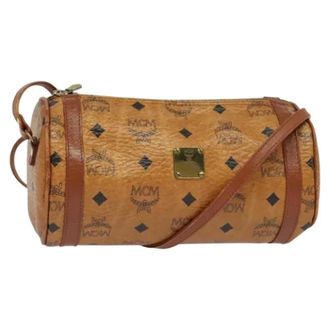 MCM Pre-owned Cuir sacs-ports-paule - Femme - Pre-owned - Brun - Taille: ONE Size