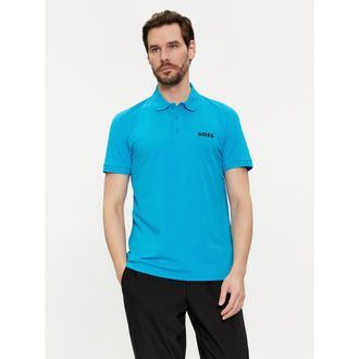 HUGO BOSS Poloshirt Paule 50512789 Blau Slim Fit