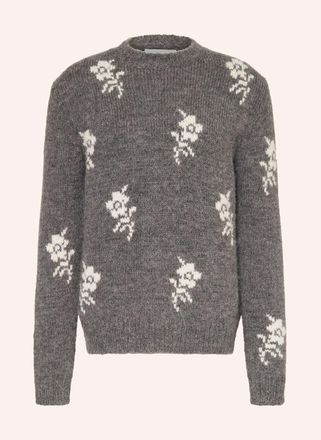 Jil Sander Alpaka-Pullover grau