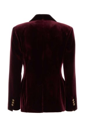 Versace Velvet Blazer - Red