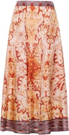 Pierre-Louis Mascia Femme, Jupes, Jaune, Taille: 36 FR Aloe A-line Skirt