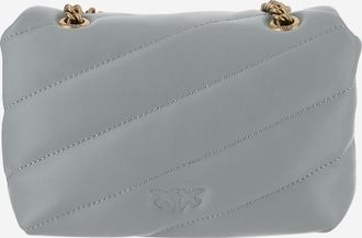 Pinko Love One Shoulder Bag - Gray