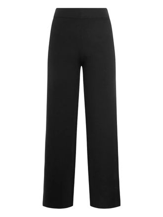 PESERICO pantalon &agrave; taille haute - Noir