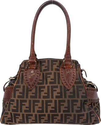 Fendi Crossbody Bags - Fendi FF Monogram Piccola Handbag - Gr. unisize - in Braun - f&uuml;r Damen
