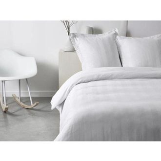 OZAIA Today Prestige parure de lit satin coton blanc 220x240 cm