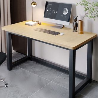 Generic Home Office Schreibtische Stabiler PC Tisch Bürotisch Schreibtisch mit robustem Metallgestell moderner Schreibtisch im schlichten Stil for das Homeoff