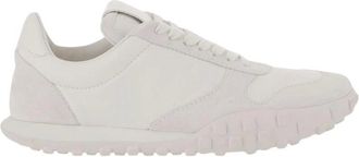 Jil Sander Femme, Chaussures, Blanc, Taille: 38 EU Leather Runner Baskets