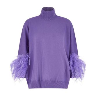 Alberta Ferretti Damen, Strickwaren, Lila, SGr&ouml;&szlig;e