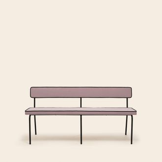 Madura Banc Ysabeau Dalila nacre rose et noir - ROSE