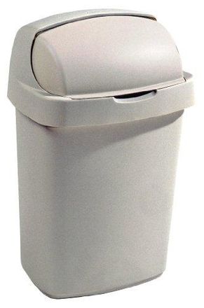 Curver 156720 Abfalleimer, mit Schiebedeckel, Polypropylen, 25 l