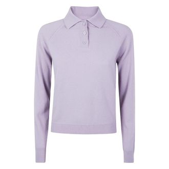 Maison Margiela Klassisches Polo-Shirt - - Knitwear - Damen - Lila - S