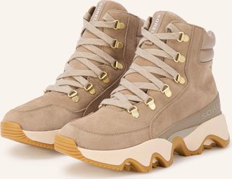 Sorel Schn&uuml;rboots Kinetic Impact beige