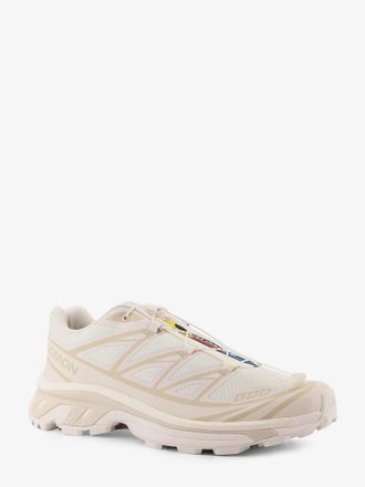 Salomon Mens Xt-6 Nylon Sneakers White Nylon-Gomma Trainers Nylon/gomma