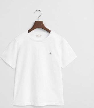 GANT Damen Archive Shield T-Shirt mit Print (XXXL) Wei&szlig;