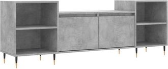 vidaXL Vidaxl - TV-Schrank Betongrau 160x35x55 cm Holzwerkstoff