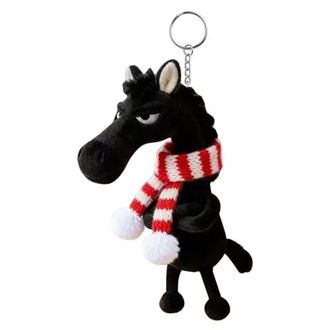Generic Mascotte porte-bonheur peluche Cheval ann&eacute;e 2026, petit cadeau symbolisant force, courage et &eacute;quilibre pour sacs et d&eacute;co